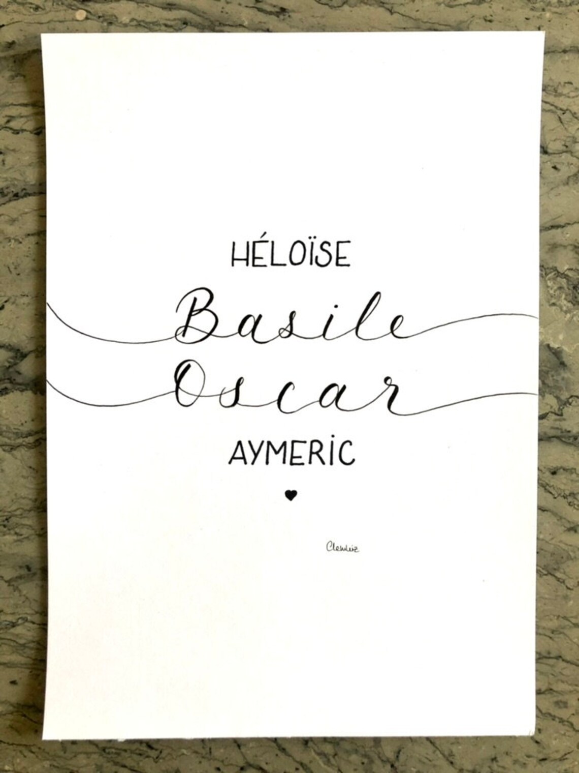 Poster Calligraphy names Poster Decoration Poster Family Poster ...