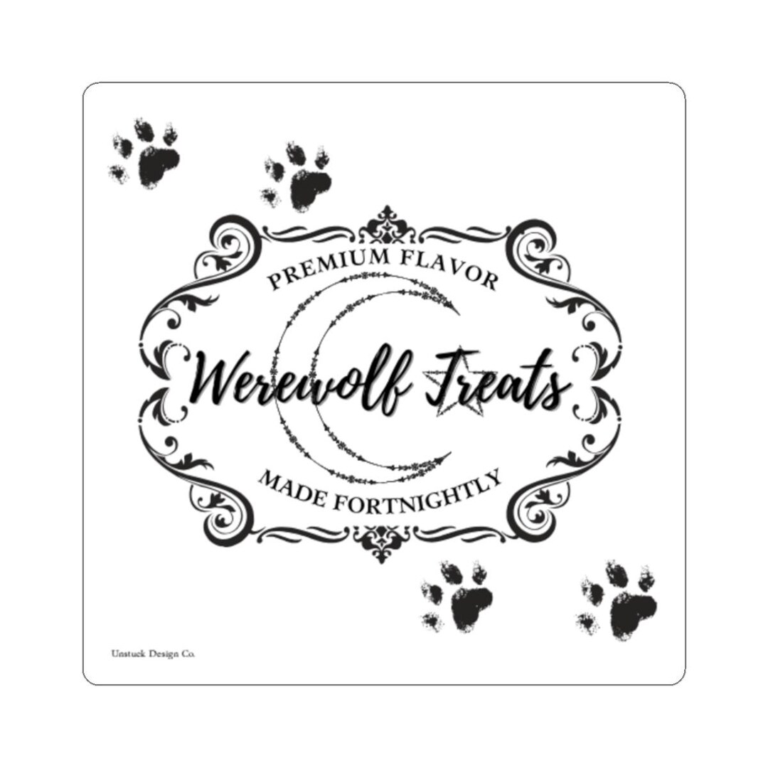 Werewolf Dog Treat Labels: Vintage Halloween Stickers - Etsy