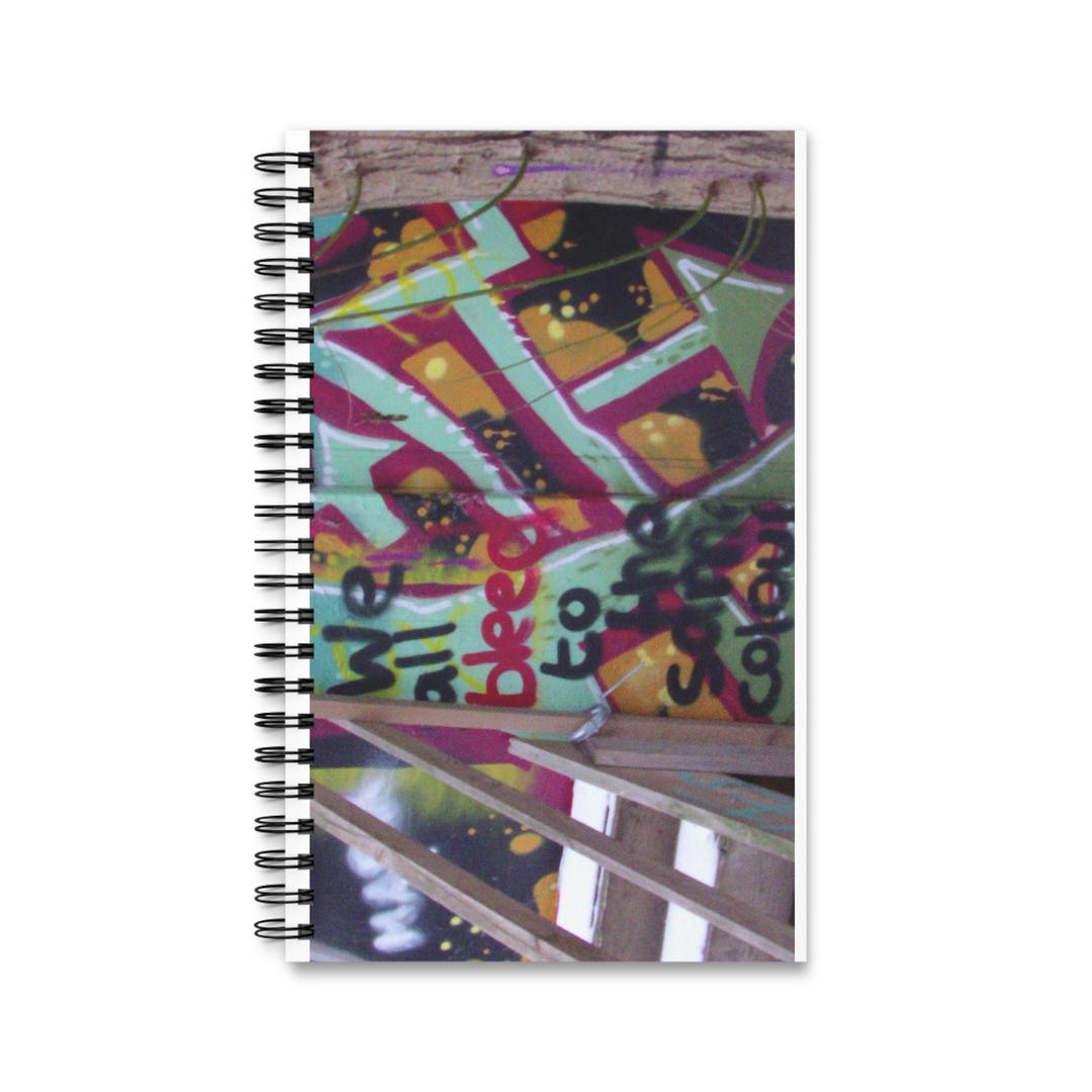 Spiral Notebook - We All Bleed the Same Colour - Etsy