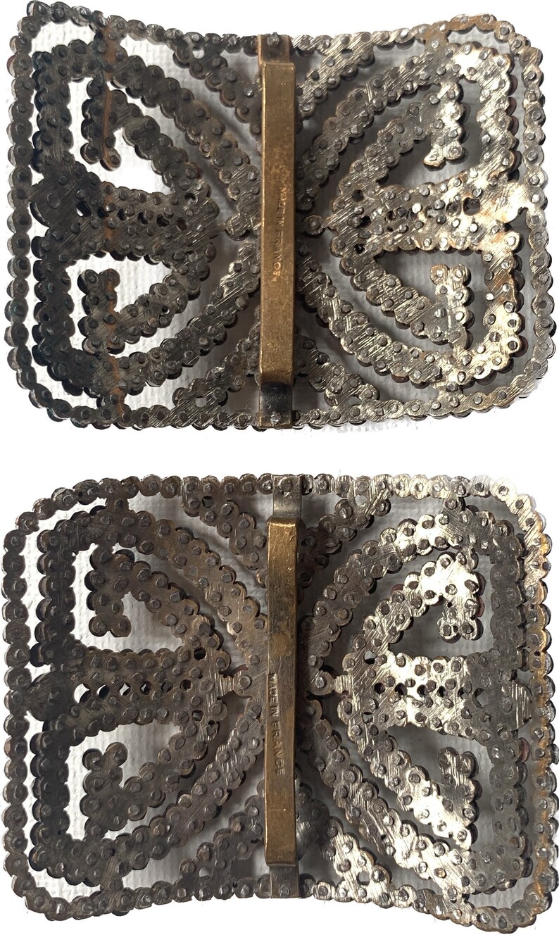 Vintage Cut Steel Shoe Buckles - Etsy