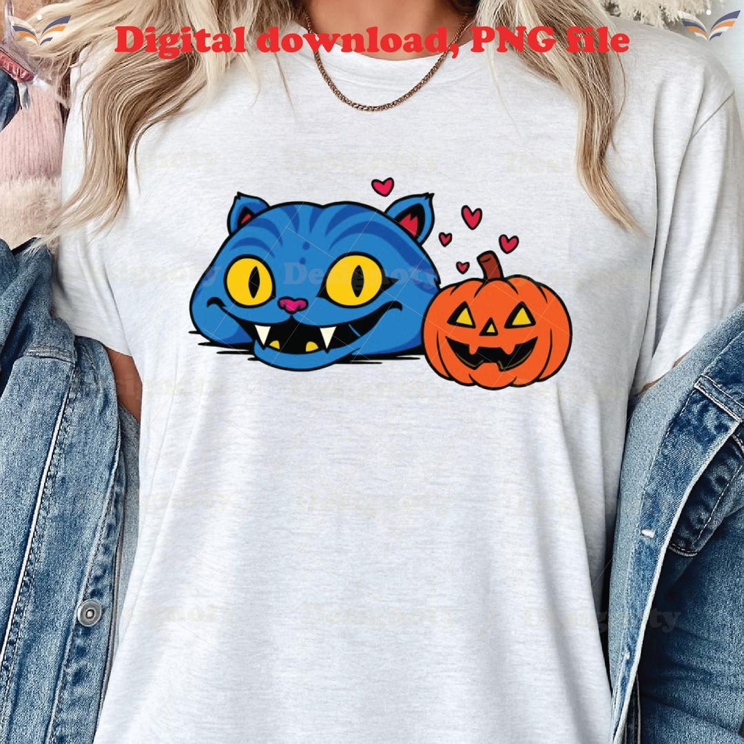 Funny Derpy Tiger Halloween PNG: Kpop Demon Hunter Tiger Pumpkin ...
