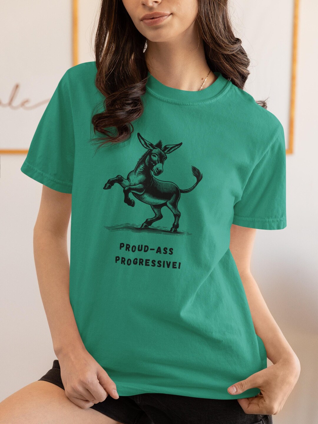 Proud-ass Progressive, Liberal T-shirt, Democrat Shirt for Activist ...