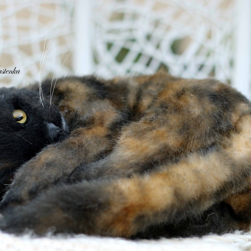 Cat Realistic Stuffed Animal - Etsy