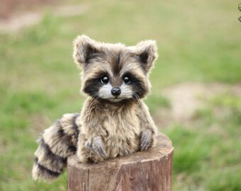 Raccoon Plush | Etsy