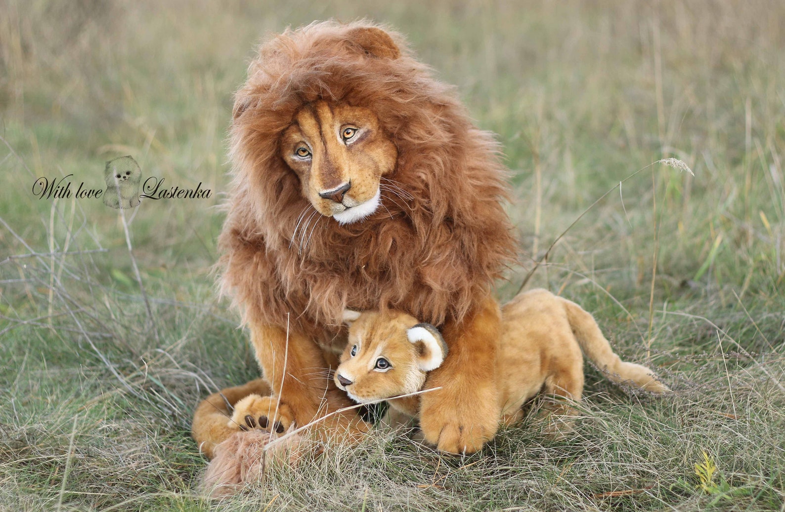 Big Lion Handmade Toy (made to Order) - Etsy