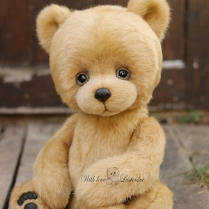 Teddy Bear September OOAK Bear Artist Collectible Stuffed Plush Bear ...