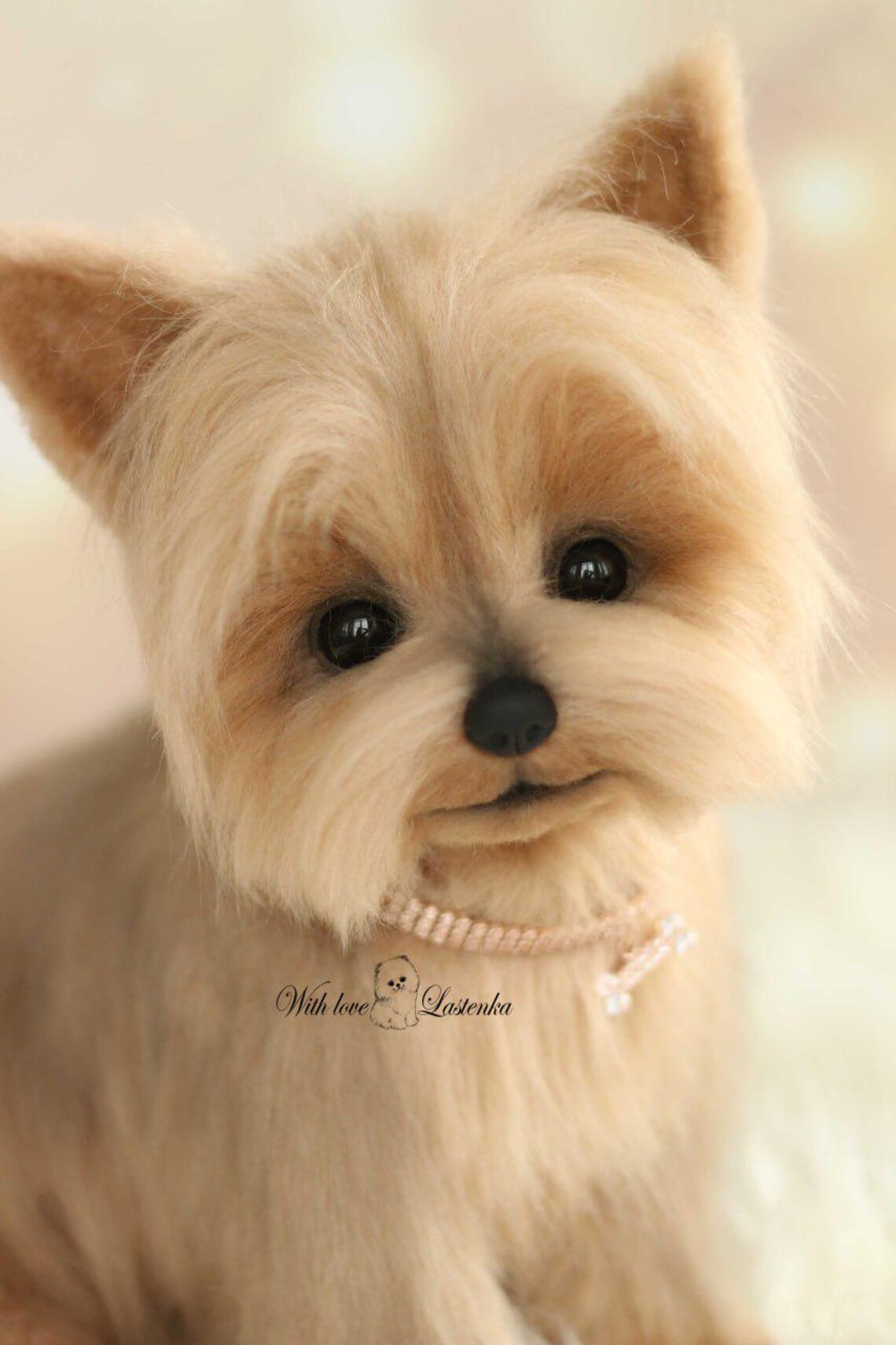 OOAK Mohair Yorkie Art Doll: Handmade Yorkshire Terrier Collectible - Etsy