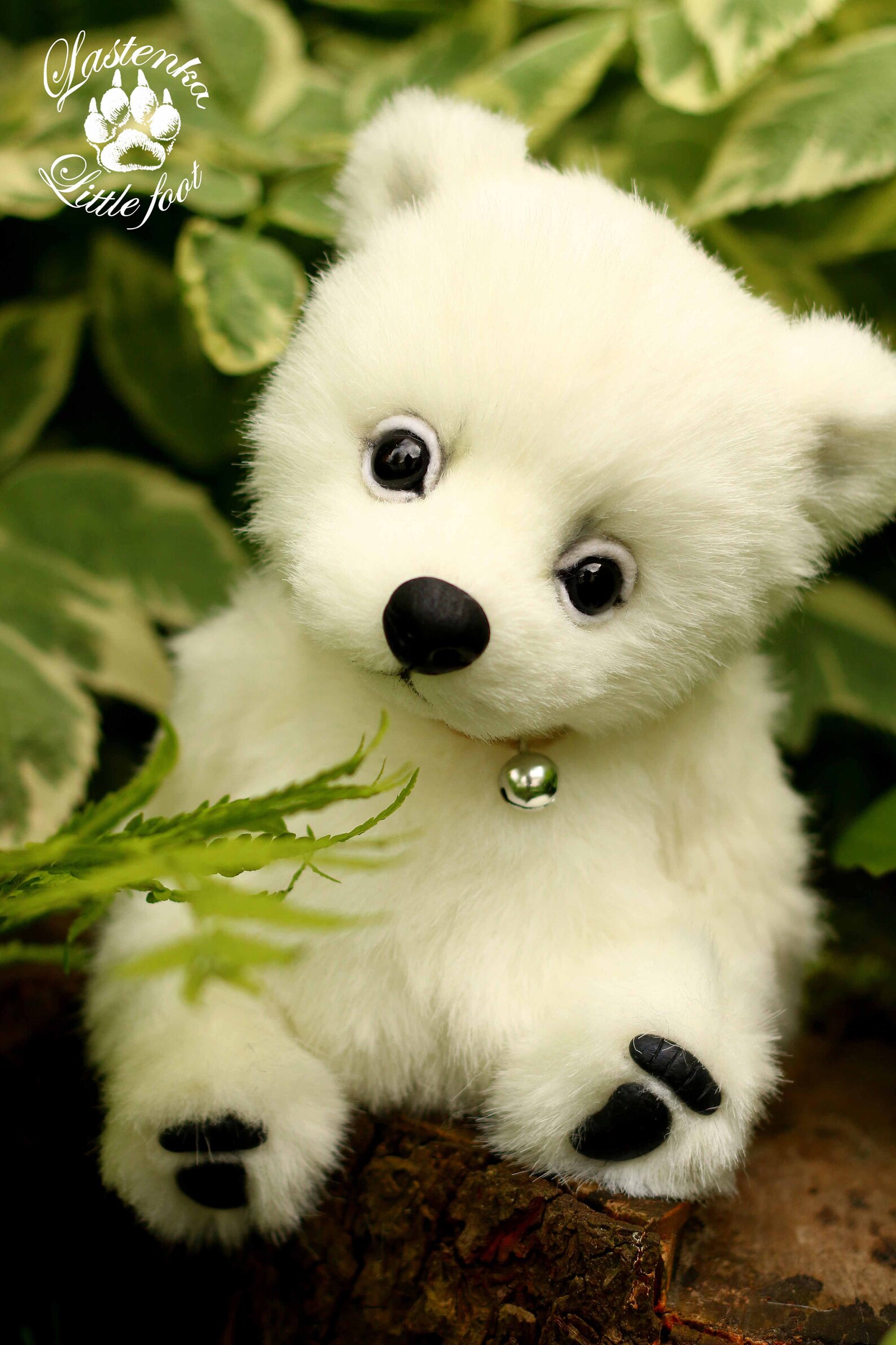 Polar Teddy Bear Cub Pauli OOAK Artist Collectible Stuffed | Etsy