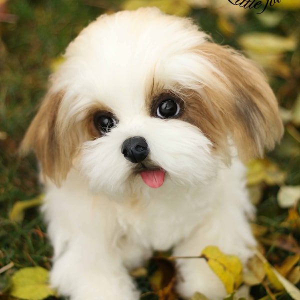 Shih Tzu Plush Toy - Etsy