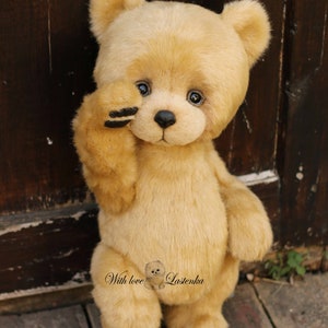 Teddy Bear September OOAK Bear Artist Collectible Stuffed Plush Bear ...