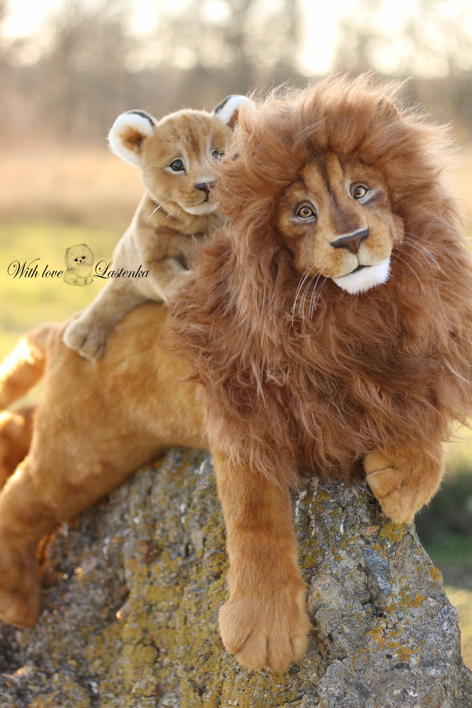 Big Lion Handmade Toy (made to Order) - Etsy