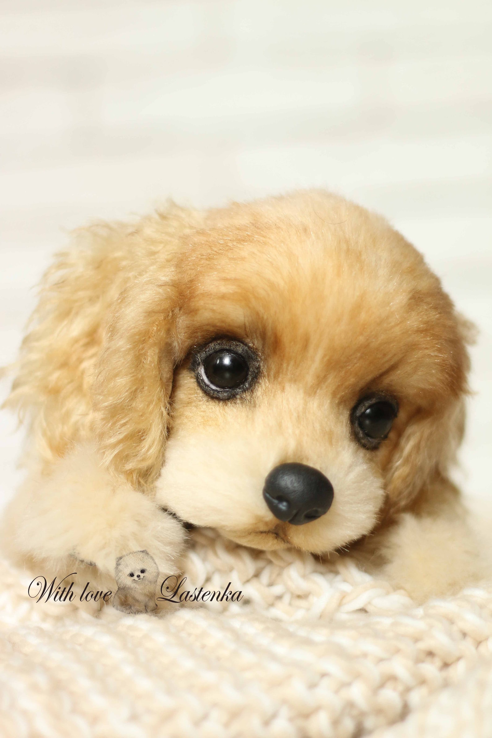 Cocker Spaniel Dog Daisy OOAK Collectible Teddy Dog Handmade | Etsy