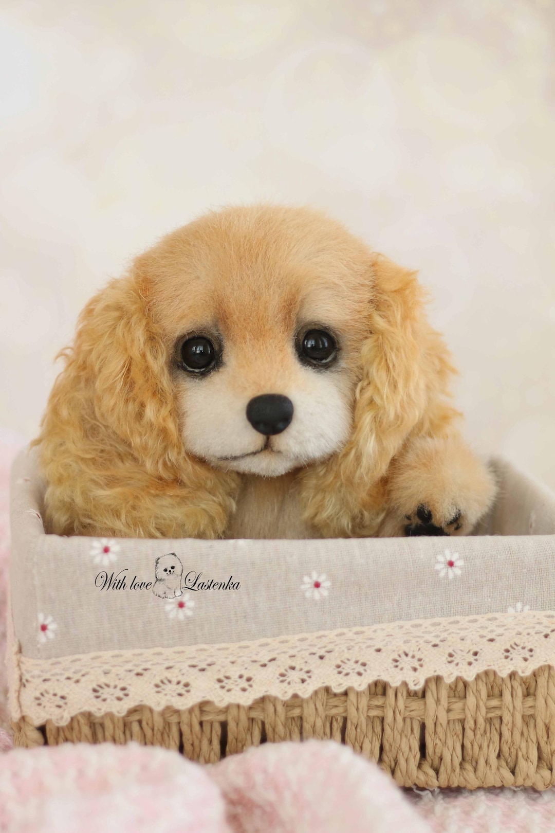 Cocker Spaniel Dog Daisy OOAK Collectible Teddy Dog Handmade Plush ...