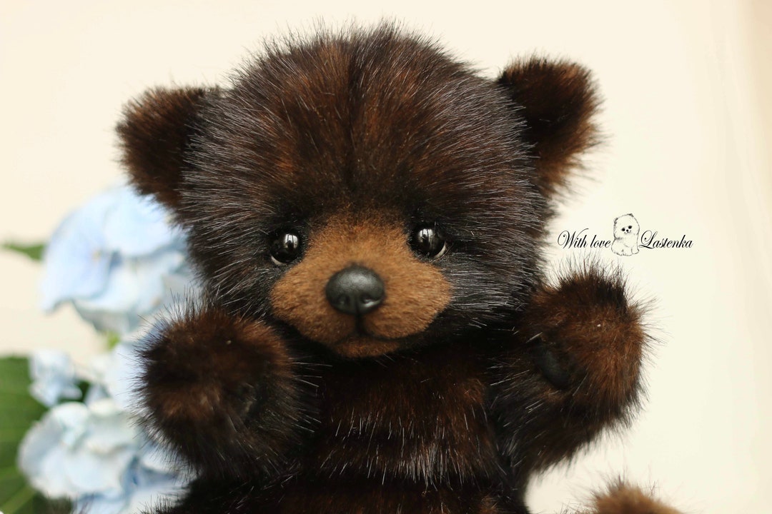 Realistic Bear Stuffed Collectible Artdoll Soft Animals, Plush Toy ...