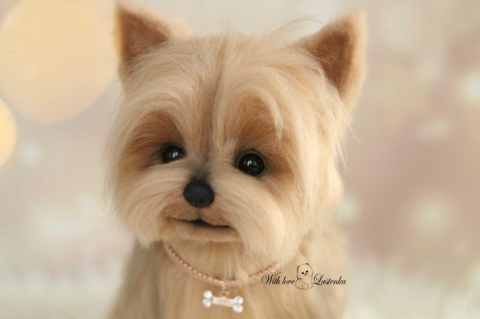 OOAK Mohair Yorkie Art Doll: Handmade Yorkshire Terrier Collectible - Etsy