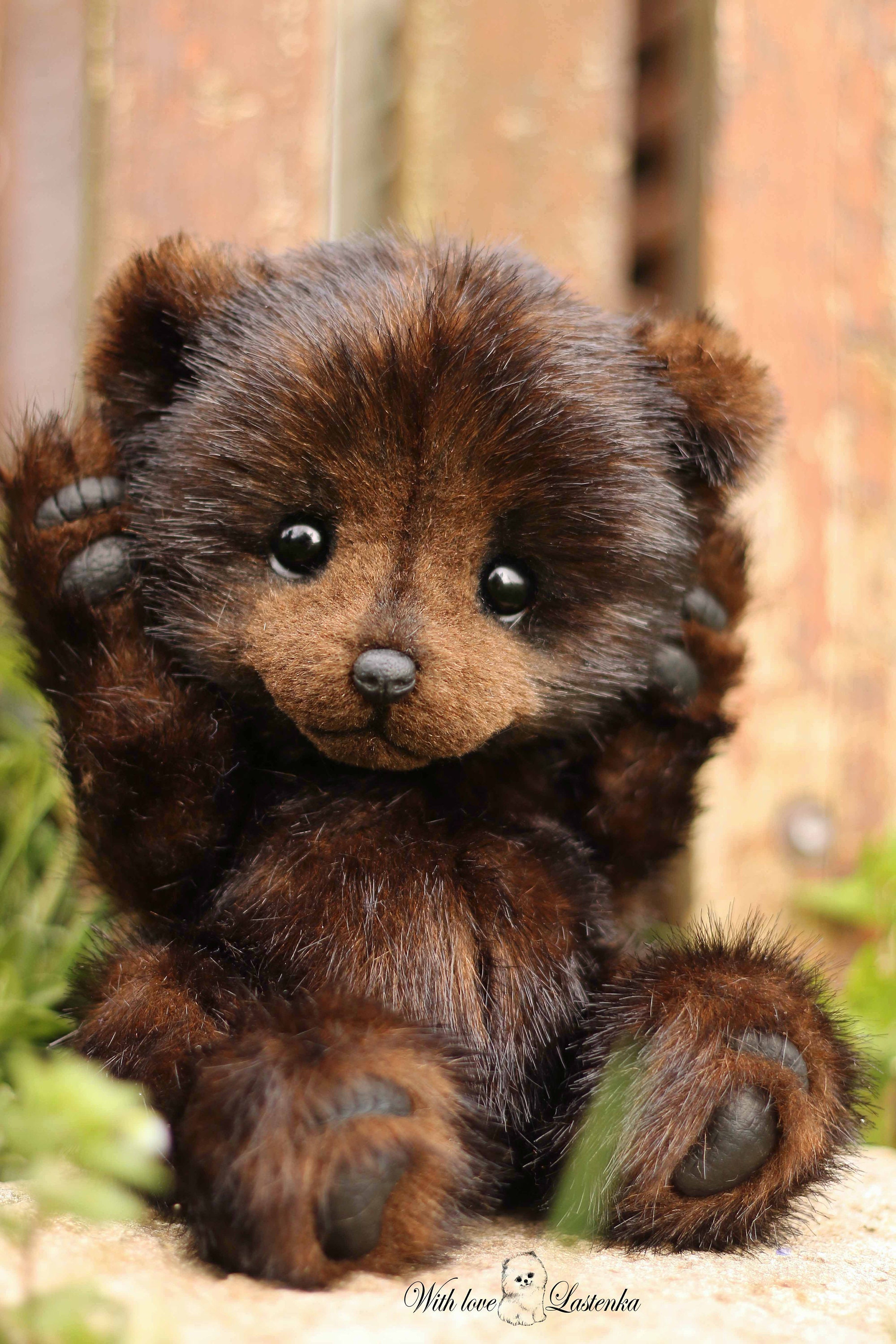 OOAK Teddy Bear Cub Seniya: Handmade Collectible Stuffed Animal - Etsy