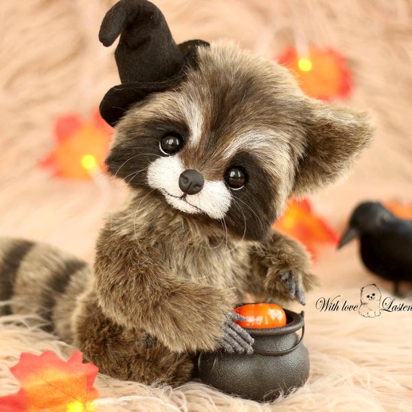 Raccoon Plush - Etsy