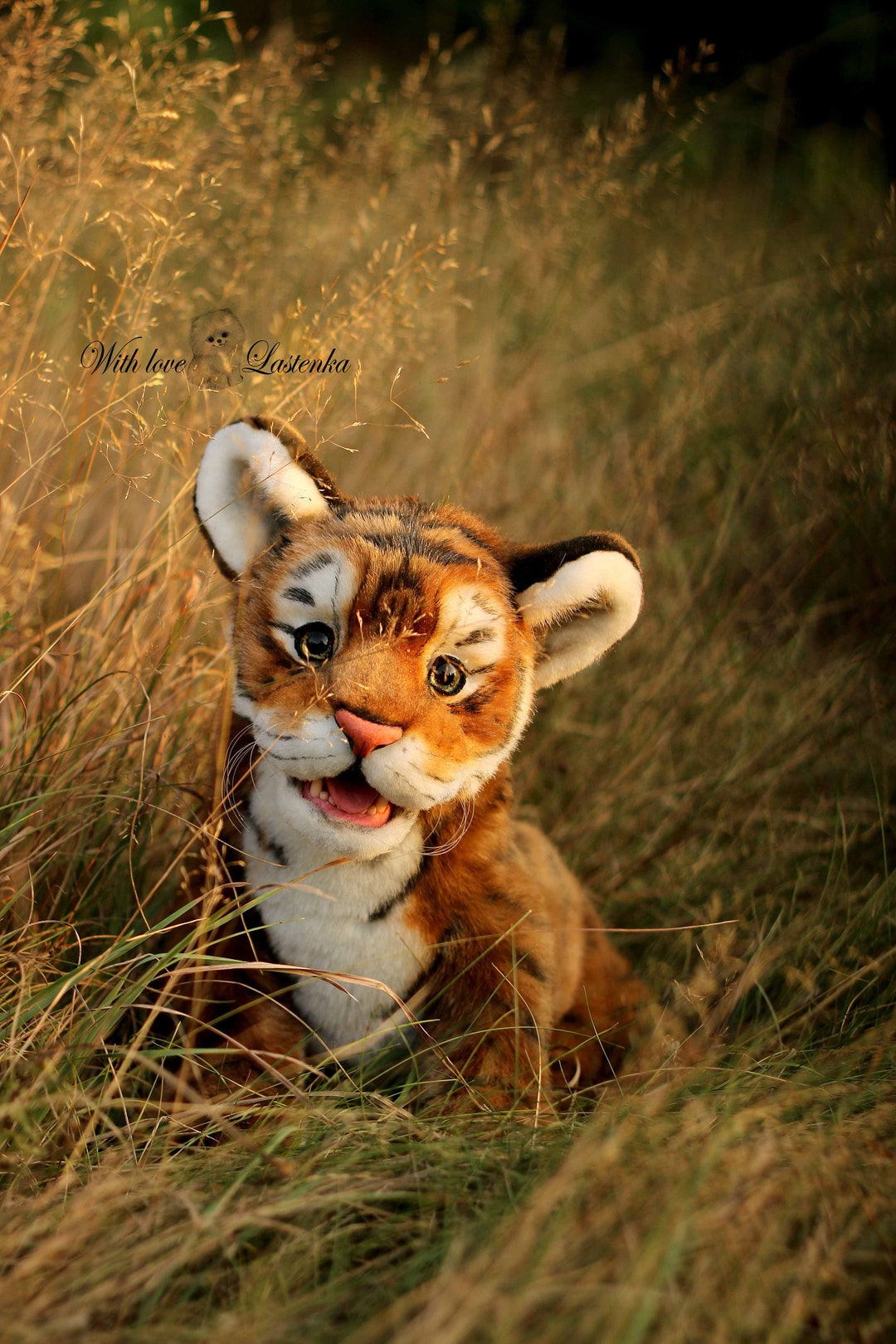Handmade Realistic Tiger Cub Art Doll: Collectible Stuffed Animal - Etsy