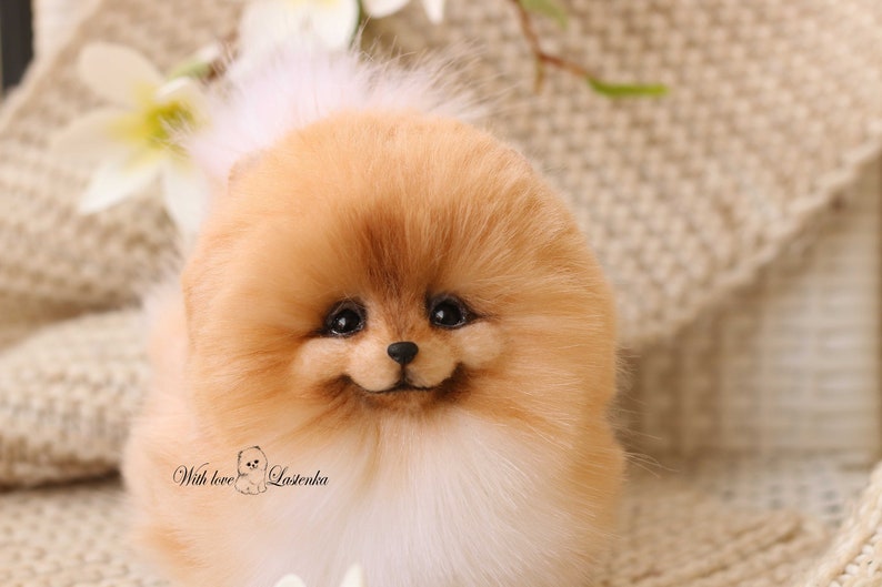 Pomeranian Spitz Puppy: Realistic Stuffed Dog, OOAK Artist Teddy - Etsy