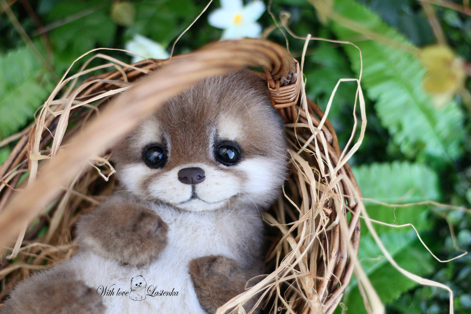 Otter Sonya Stuffed Toy. Handmade Plush Collectible OOAK Teddy Bear ...