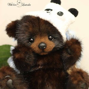 Realistic Bear Stuffed Collectible Artdoll Soft Animals, Plush Toy ...