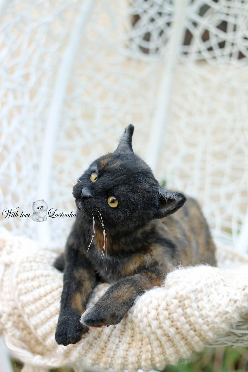 OOAK Handmade Cat Art Doll: Realistic Collectible Pet Portrait - Etsy