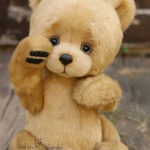 Teddy Bear September OOAK Bear Artist Collectible Stuffed Plush Bear ...