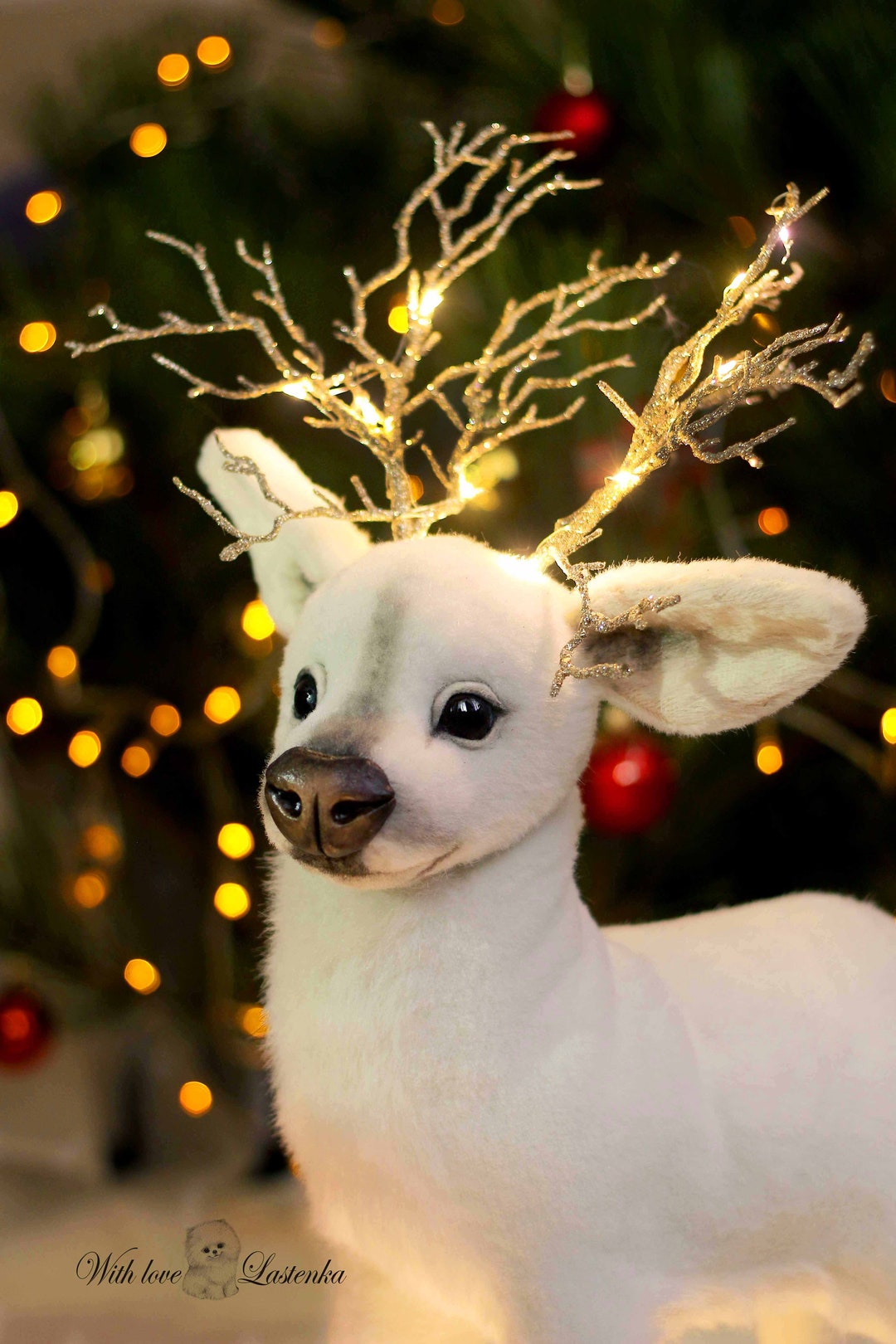 Realistic Deer. the Christmas Deer Handmade Staffed Toy (made to Order ...