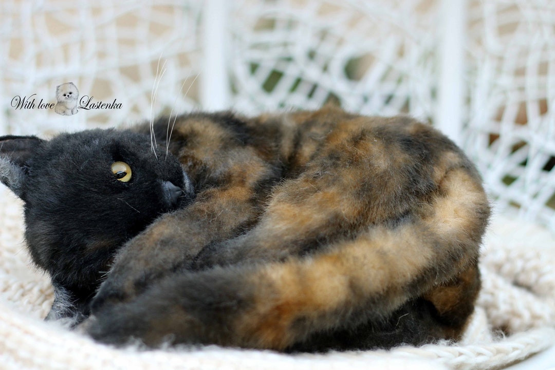 OOAK Handmade Cat Art Doll: Realistic Collectible Pet Portrait - Etsy