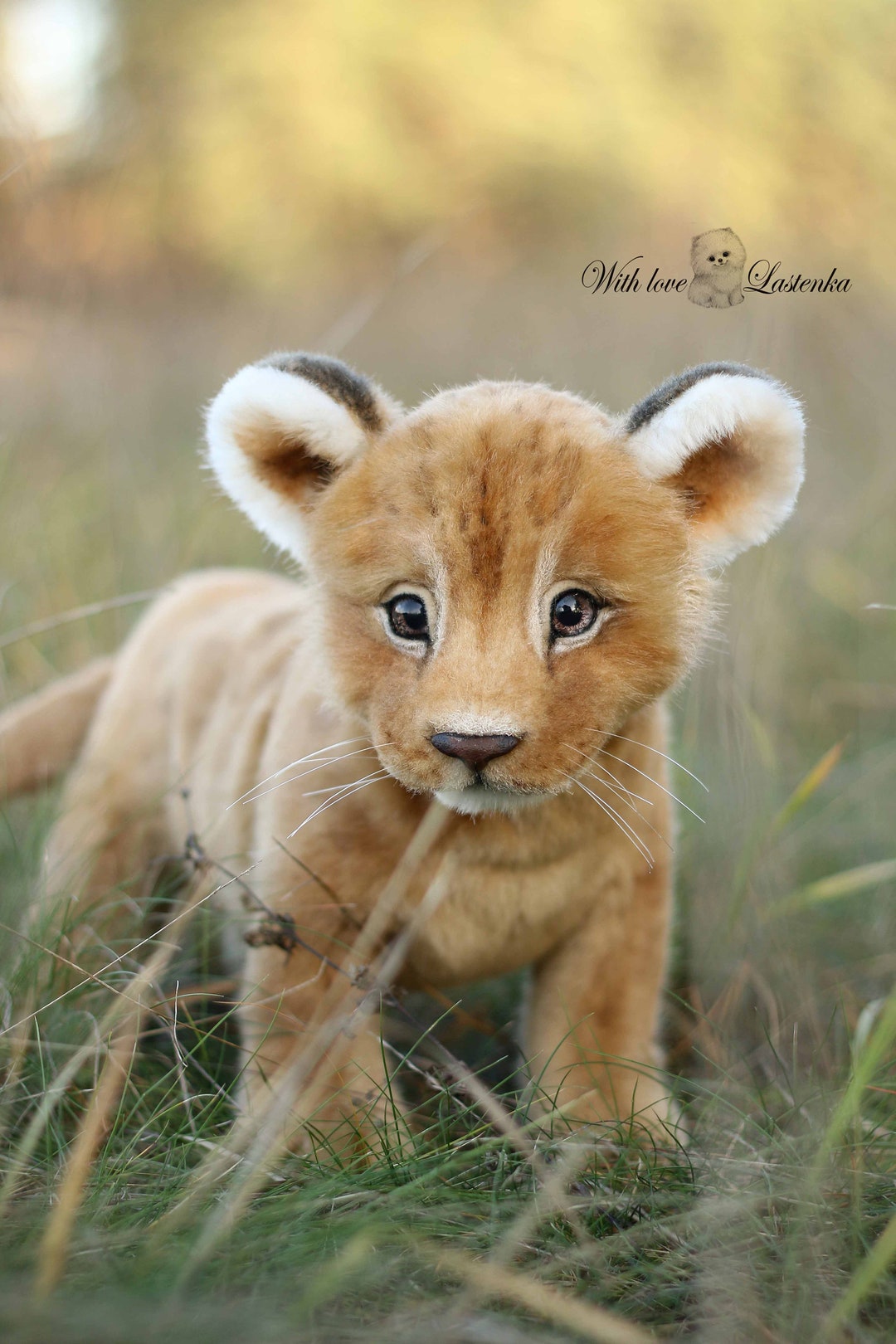 Handmade Realistic Plush Lion: Collectible Soft Animal Toy - Etsy