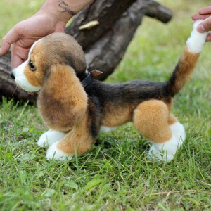 Realistic Beagle Puppy: OOAK Handmade Stuffed Dog, Collectible Pet ...