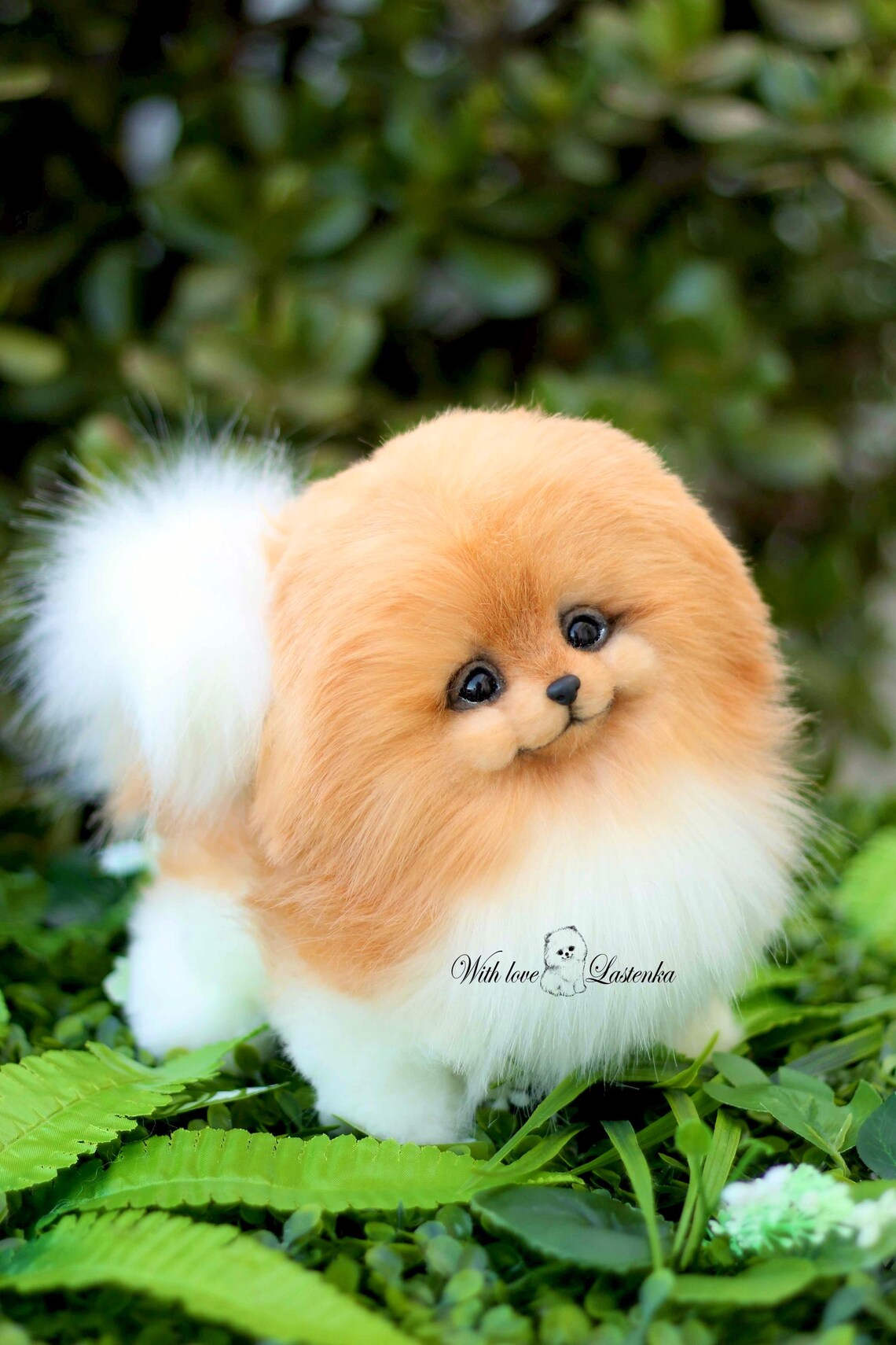 Pomeranian Spitz Puppy: Realistic Stuffed Dog, OOAK Artist Teddy - Etsy