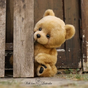 Teddy Bear September OOAK Bear Artist Collectible Stuffed Plush Bear ...