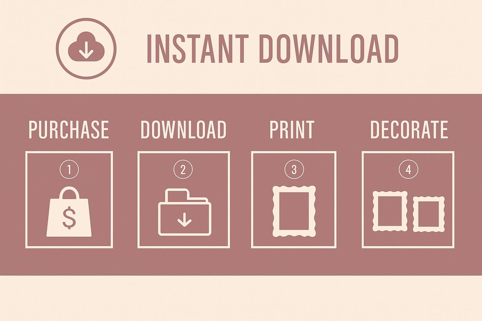 Morning Routine Printable – Digital Wall Art (4 Sizes) - Etsy