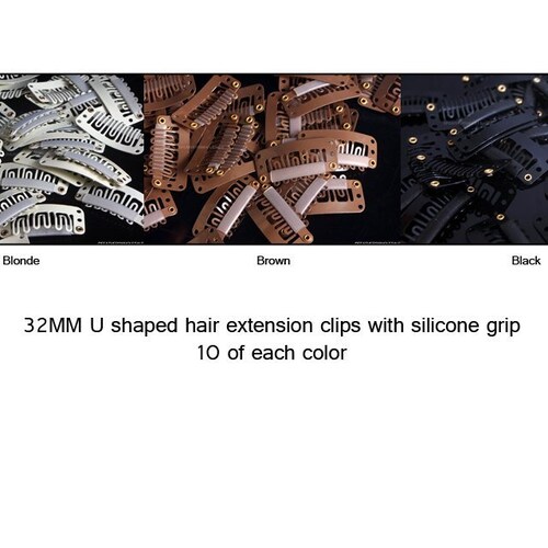 Handmade Ombre Dip Dyed Hair Clip in Hair Extensions Tie Dye | Etsy