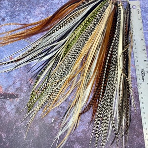 Natural Hair Feathers Extensions Bulk Wholesale Price on Fly Tying ...