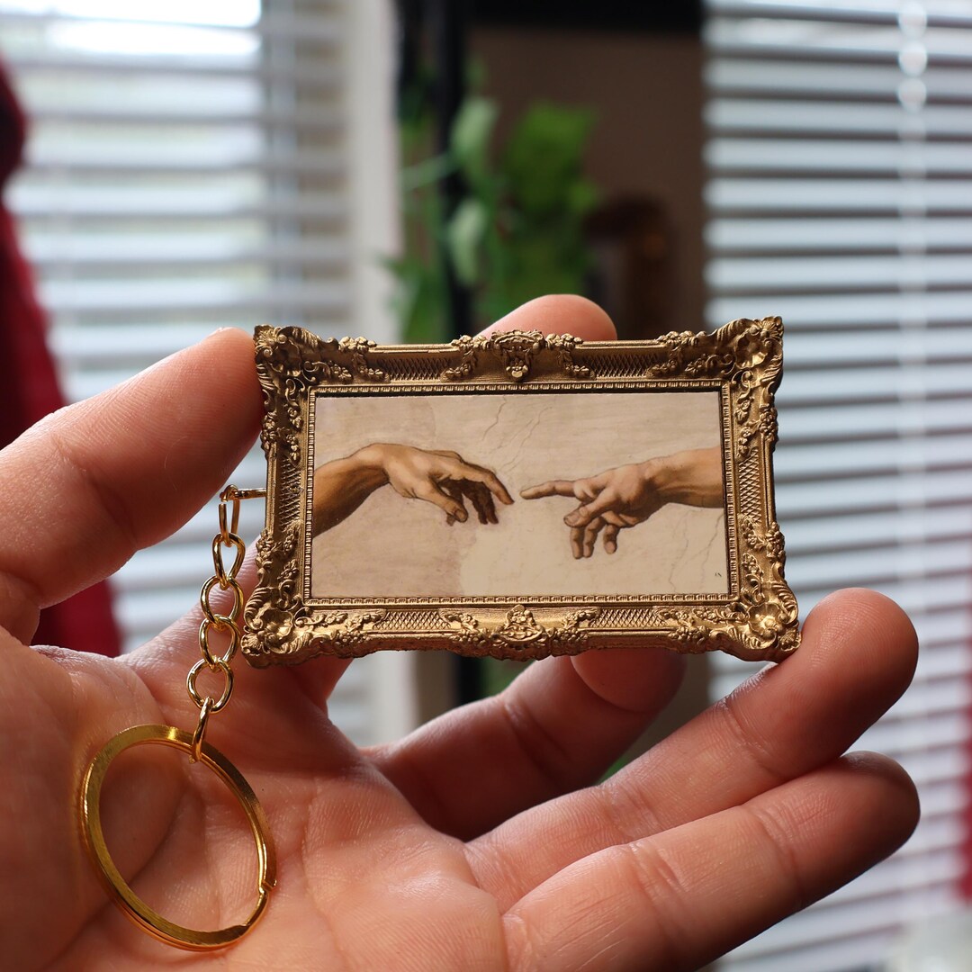 Creation of Adam Miniature Art Keychain / Magnet / Mini Decor ...