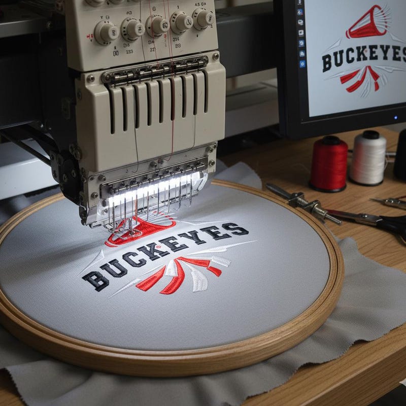 Buckeyes Embroidery - Etsy