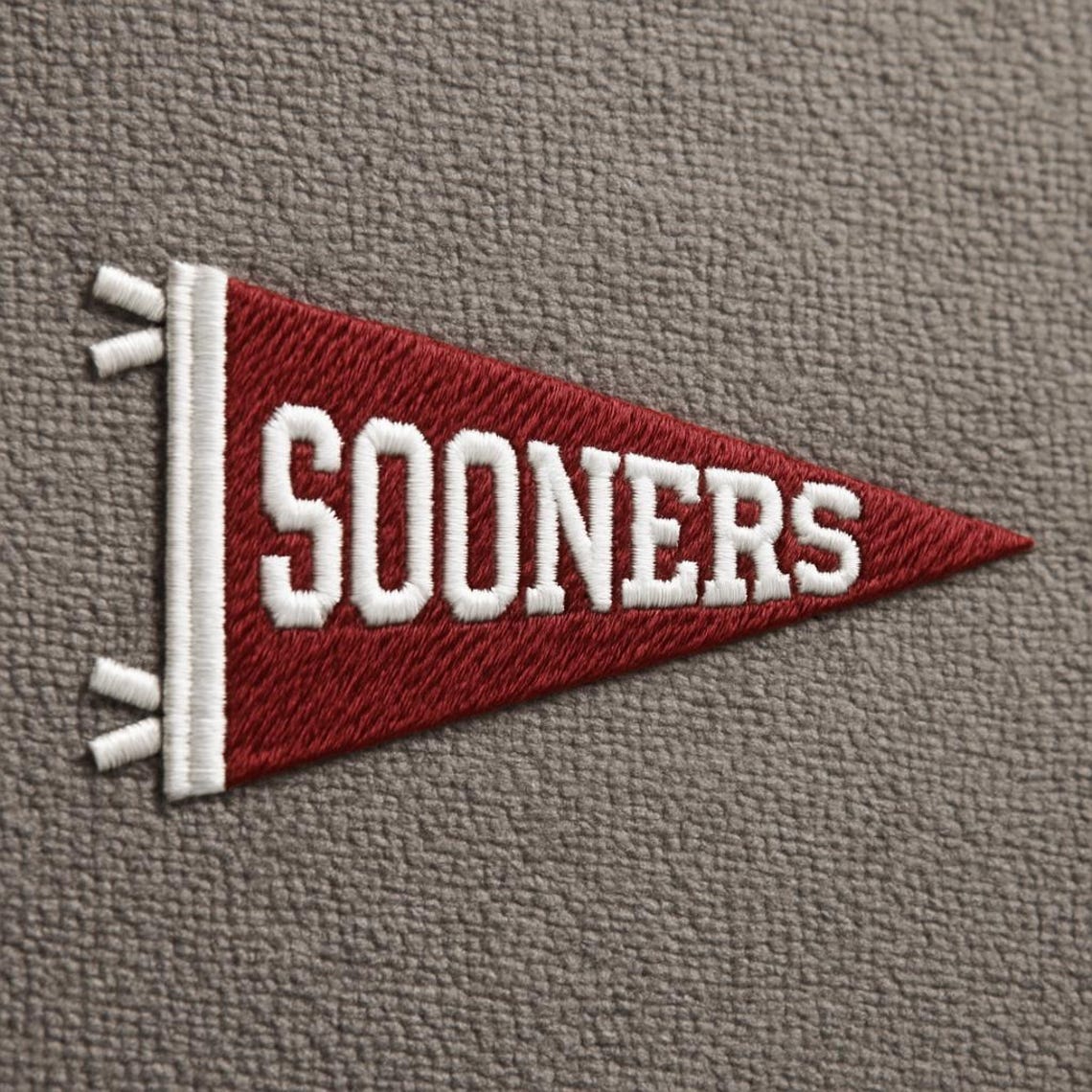 Sooners Flag Embroidery Machine File, Digital Embroidery, Gift for Her ...