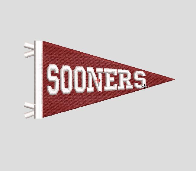 Sooners Flag Embroidery Machine File, Digital Embroidery, Gift for Her ...