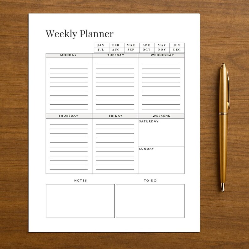 Printable Life Planning Bundle | Daily, Weekly, Monthly & Meal Planner ...