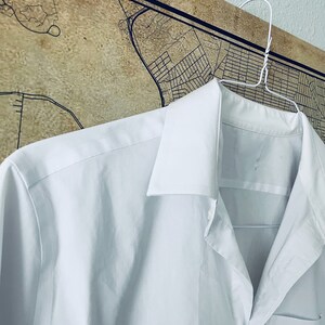 Women's Crisp White Cotton Blouse Button Down Shirt - Etsy