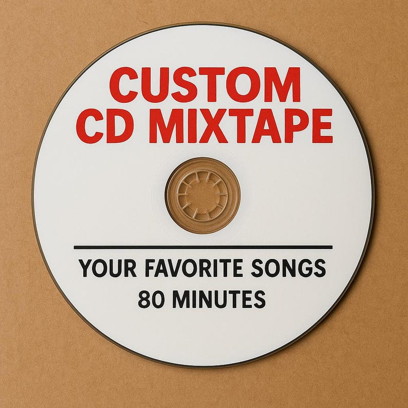 Custom CD Mixtape | Personalized CD | Make Your Own CD | Mixtape Custom ...