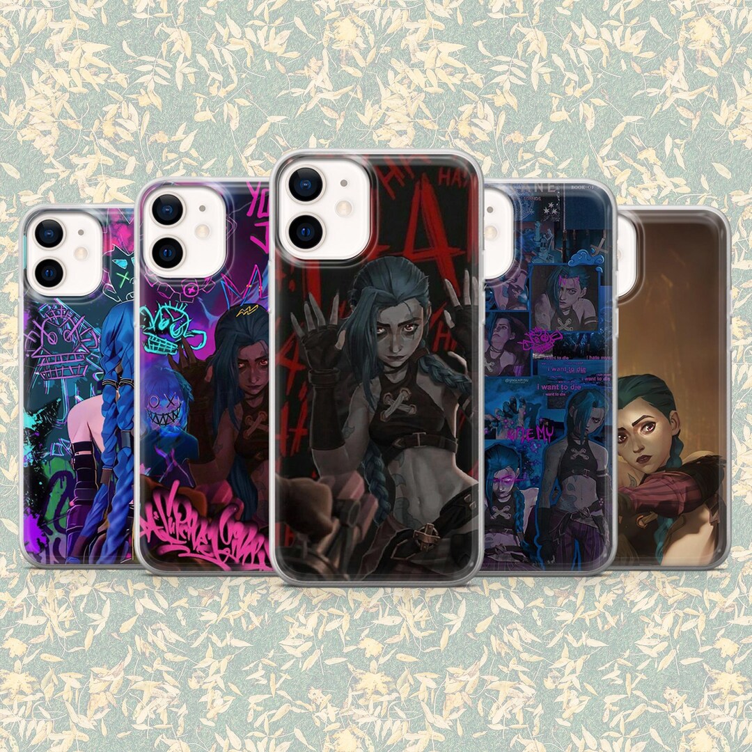 Jinx Arcane Phone Case Neon Legends Cover for iPhone 17, 16, 15, 14, 13 ...