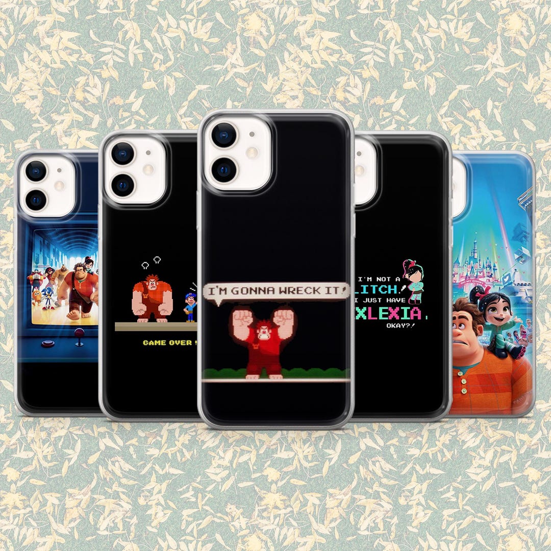 Wreck It Ralph Phone Case Retro Arcade Cover for iPhone 17, 16, 15, 14 ...