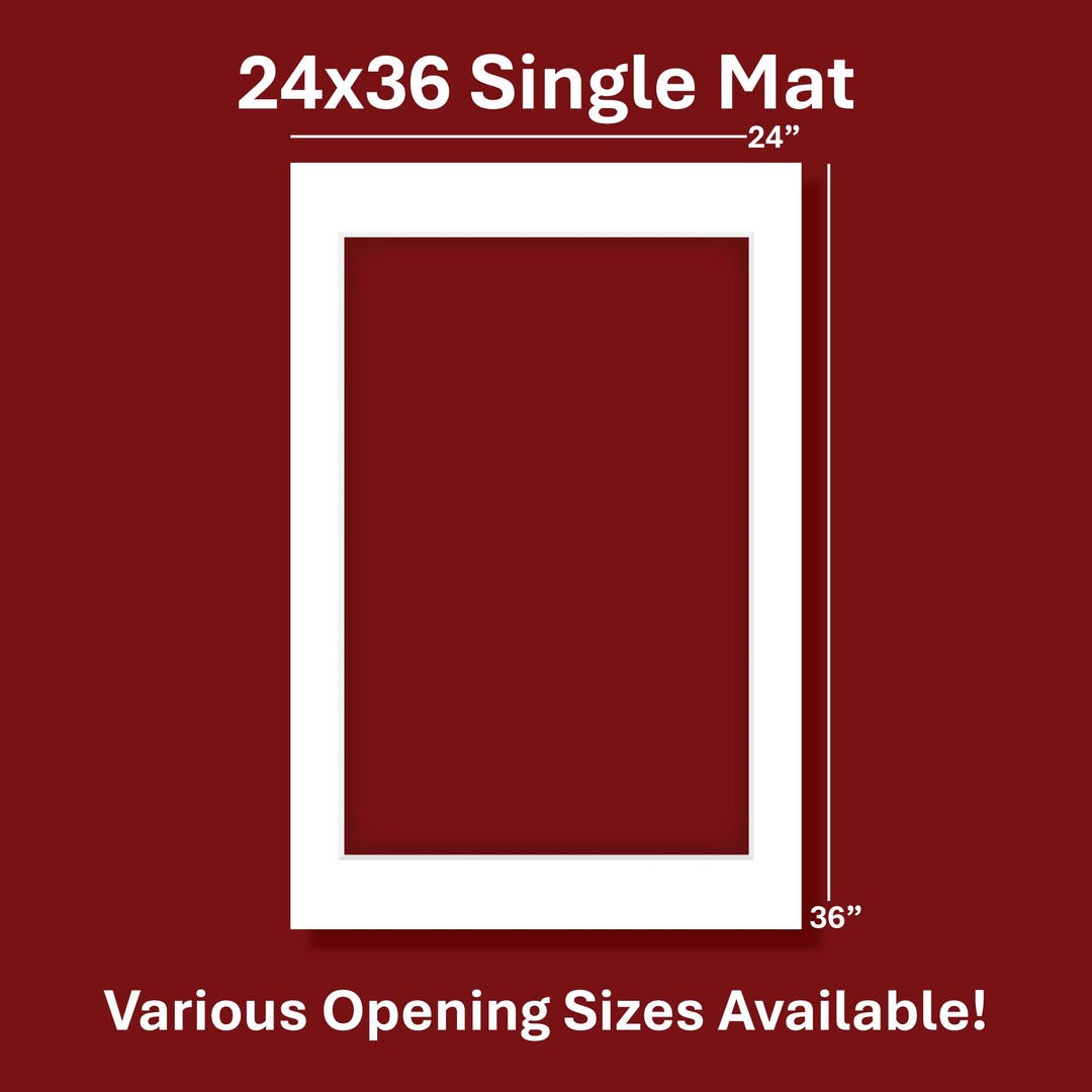 Single Matboard - 24" X 36" (decorative Series) - Etsy