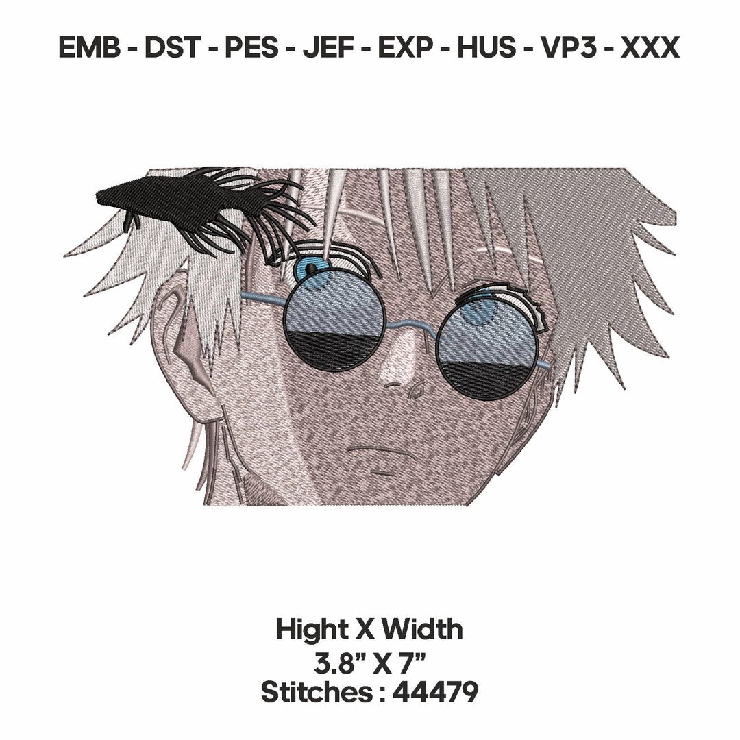 Anime Chibi Embroidery Design | Kawaii Manga Character | Machine ...