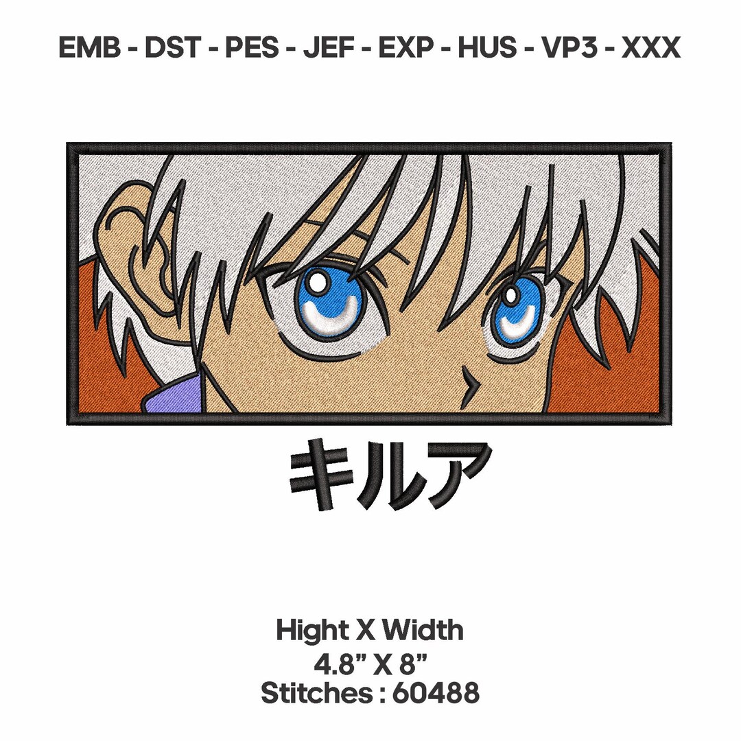 Anime Chibi Embroidery Design | Kawaii Manga Character | Machine ...