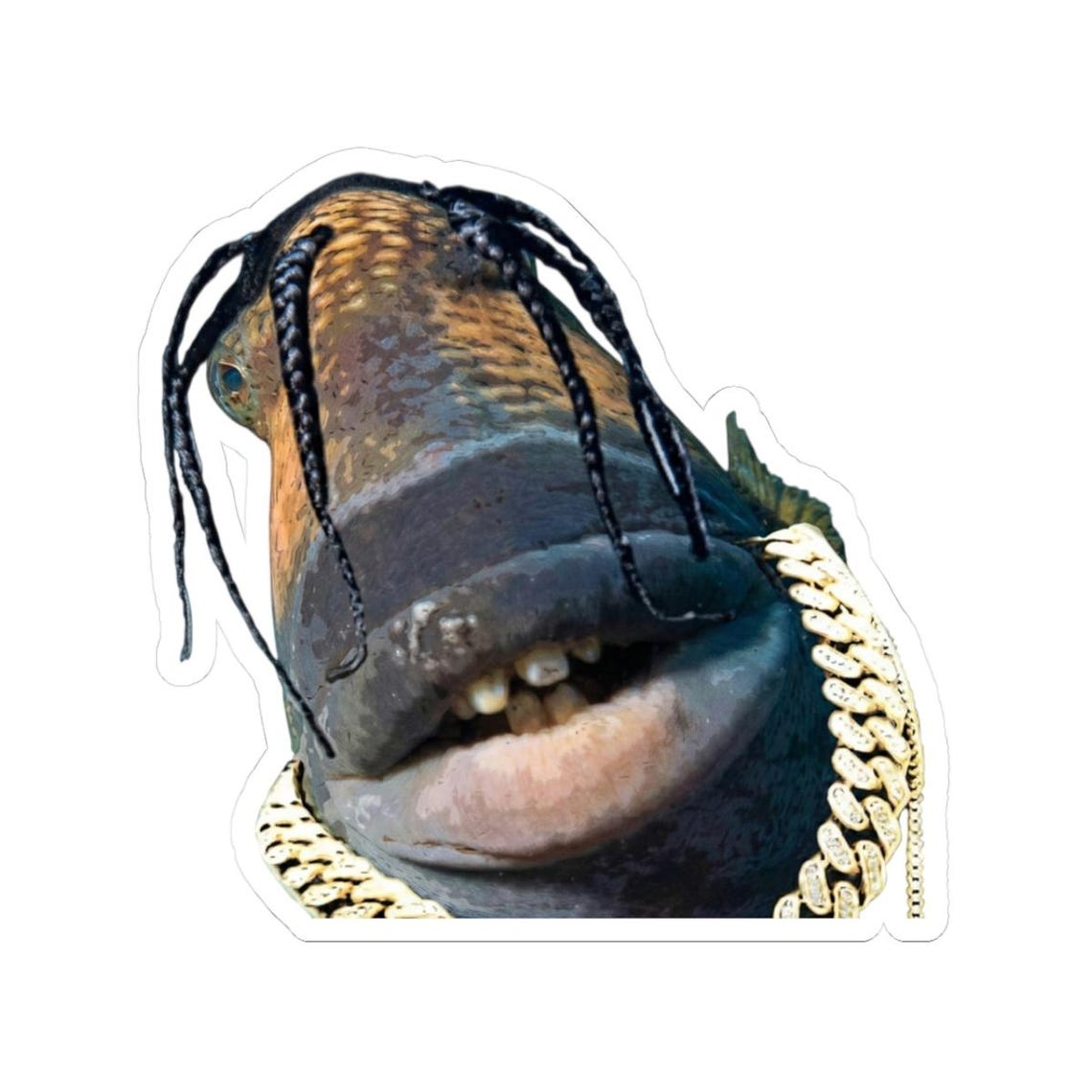Travis Scott Fish Vinyl Sticker | Travis Scott Fish Sticker | Travis ...