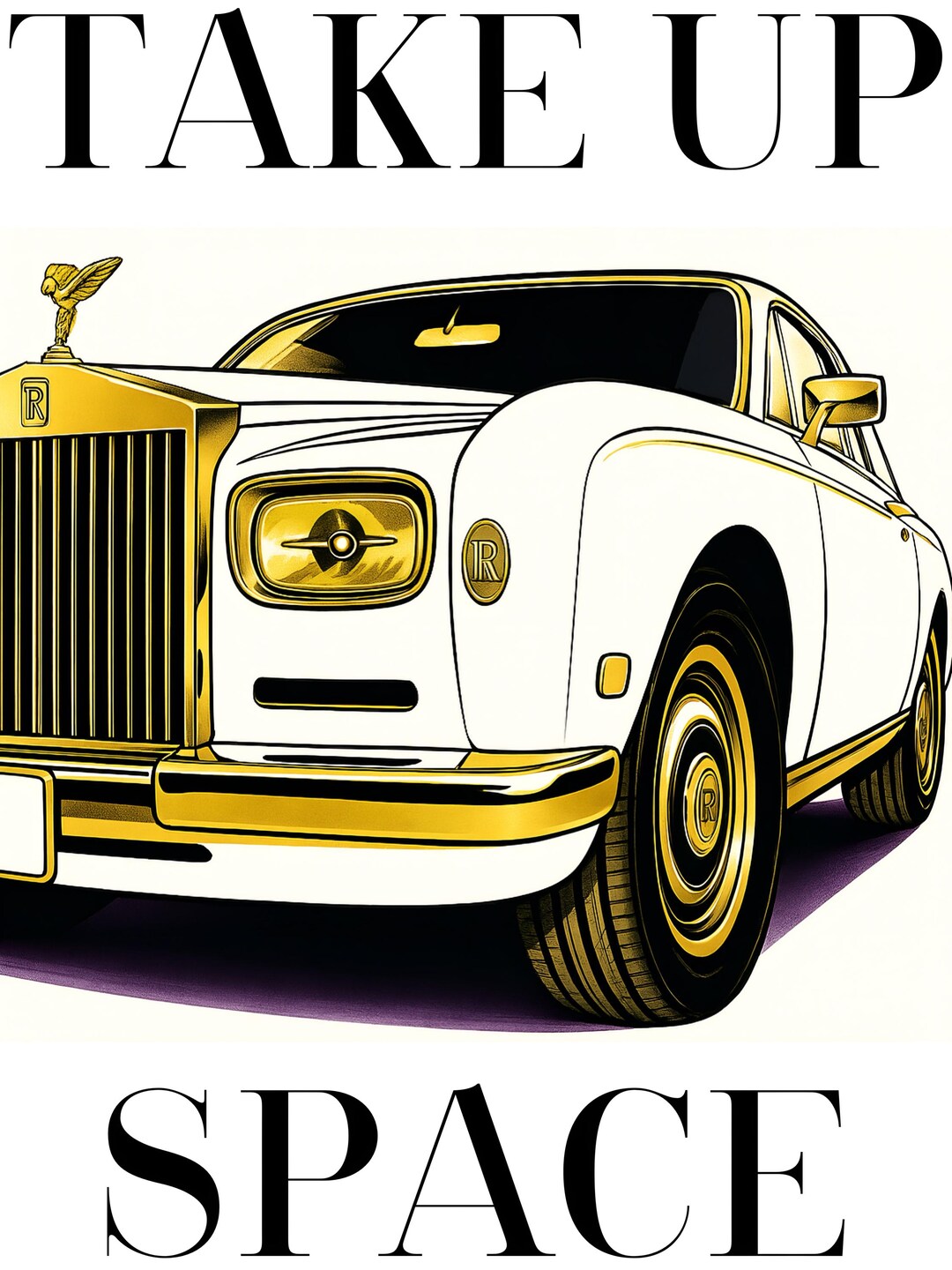 Take up Space – White Car Collection | Rolls-royce Inspired Digital ...